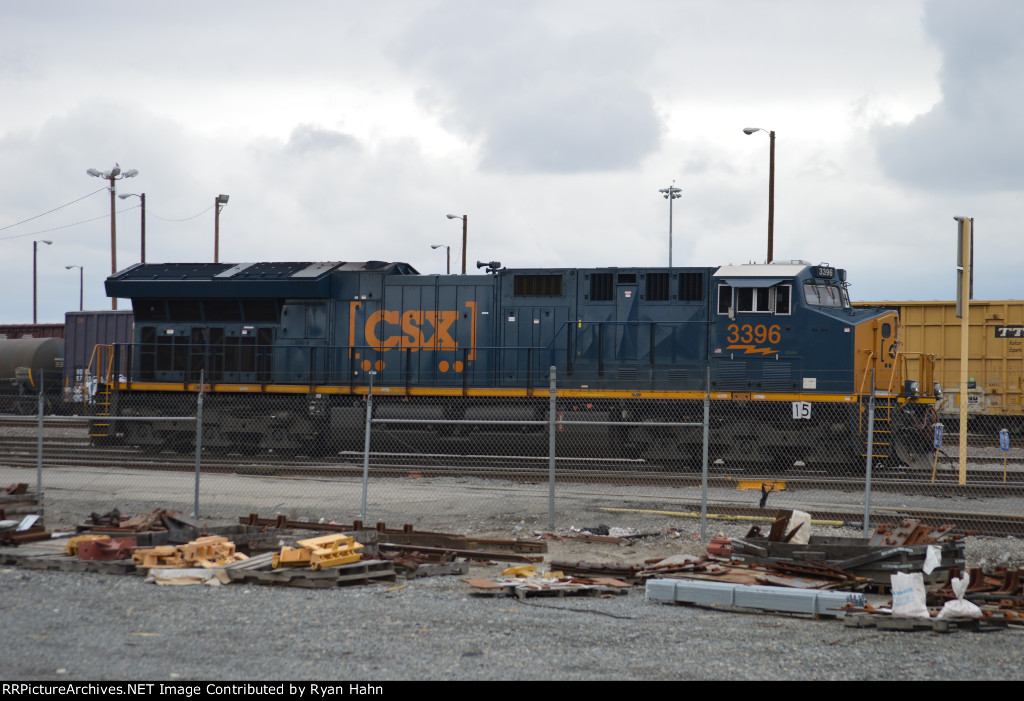 CSX 3396 In UPs West Colton Yard